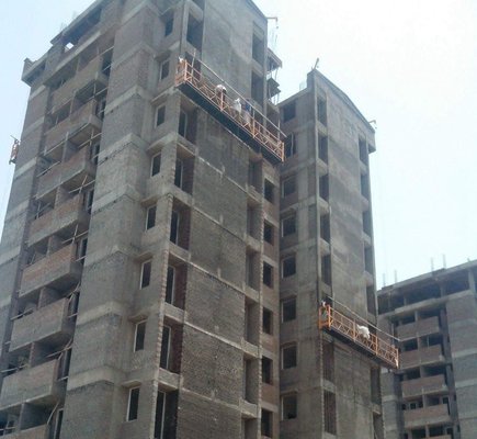 Temporary access safety modular steel suspended platform system ZLP630 for building maintenance supplier
