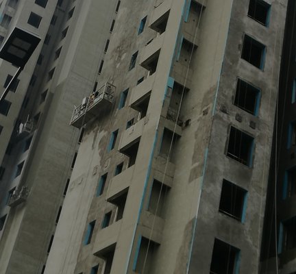 ZLP630 galvanized steel temporary suspended platform system with parapet clamp supplier