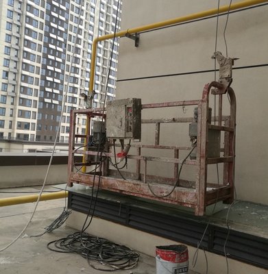 Painting steel ZLP630 safety working suspended scaffolding for cleaning supplier