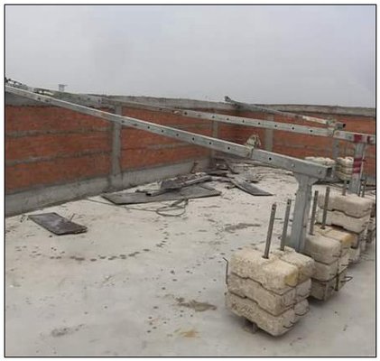 Painting steel ZLP630 safety working suspended scaffolding for cleaning supplier