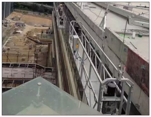 Indonesia 6 meters 630kg ZLP630 temporary suspended gondola for BMU supplier