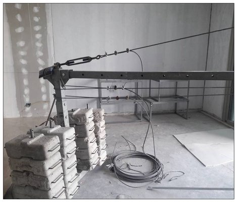 Painting steel ZLP630 working on height suspended platform for cleaning supplier