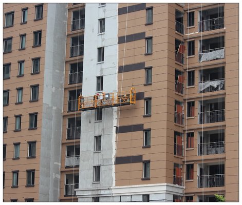 3 Phase hot galvanized 6m Zlp630 suspended platform for wall painting supplier