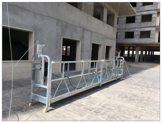 Galvanized steel 6 meters ZLP630 counter weight gondola for cleaning supplier