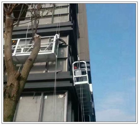 Galvanized steel 6 meters ZLP630 counter weight gondola for cleaning supplier