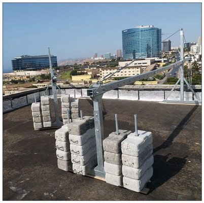 6 meters 630kg modular suspended working platform temporary gondola supplier