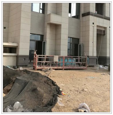 Light weight safety ZLP630 painting steel construction gondola for chimney supplier