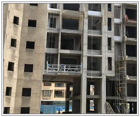 Galvanized steel 6 meters ZLP630 suspended gondola system for cleaning supplier