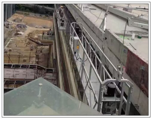 Galvanized steel 6 meters ZLP630 suspended wire rope platform supplier
