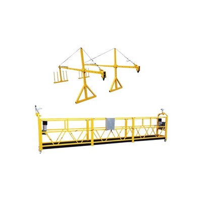 Light weight safety ZLP630 painting steel construction gondola for chimney supplier