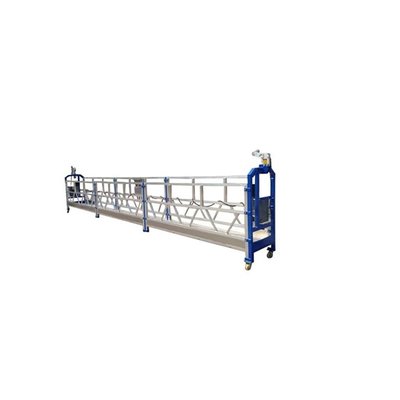 Aluminum ZLP630 6 meters counter weight building maintenance  gondola for sale supplier
