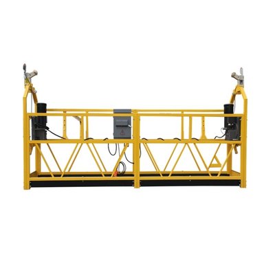 Painting steel ZLP630 wire rope suspended working platform scaffolding supplier