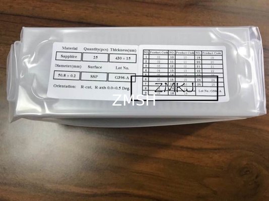 2INCH R-axis sapphire wafers for epi-ready