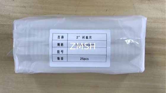Sapphire substrate DSP SSP single side polished 2inch dia50.8mm by A-axis orientations or customized