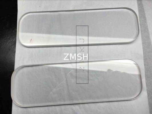 DSP double side polished Sapphire crystal C-axis optical window glass lens by customized size