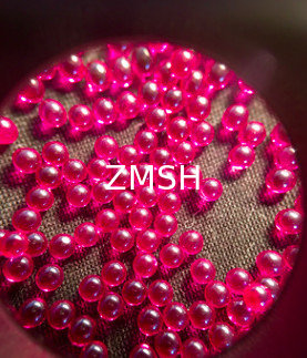 Ti+ doped Al2O3 crystal  ruby sapphire glass lens by customized size shape