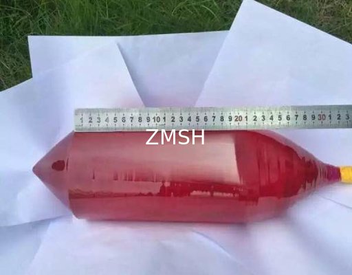 Ti+ Al2O3 sapphire crystal body ,raw Titanium doped Sapphire color sapphire crystal optical lens