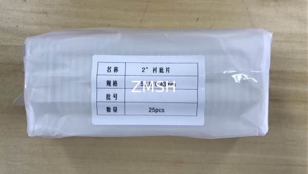 Sapphire substrate DSP SSP single side polished 2inch dia50.8mm by A-axis orientations or customized