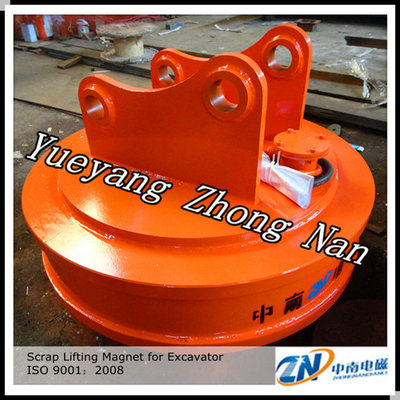 Excavator Using Electromagnetic Lifter