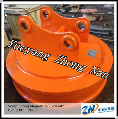 Excavator Using Electromagnetic Lifter
