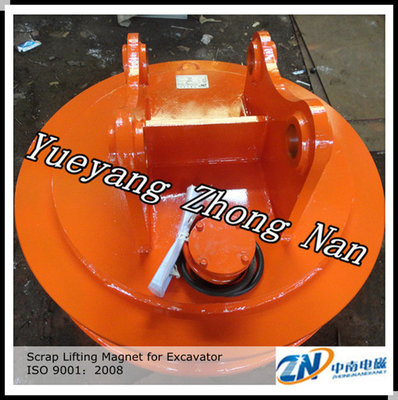 Excavator Using Electromagnetic Lifter
