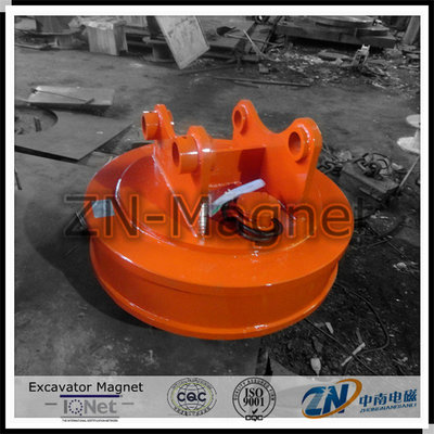 1300kg Capacity Scrap Electromagnet for Excavator Installation