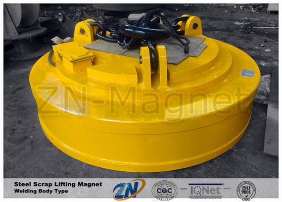 500 mm-dia Circular Scrap Lifting Electromagnet, Magnetic Lifter