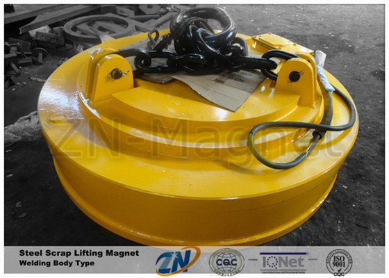 500 mm-dia Circular Scrap Lifting Electromagnet, Magnetic Lifter