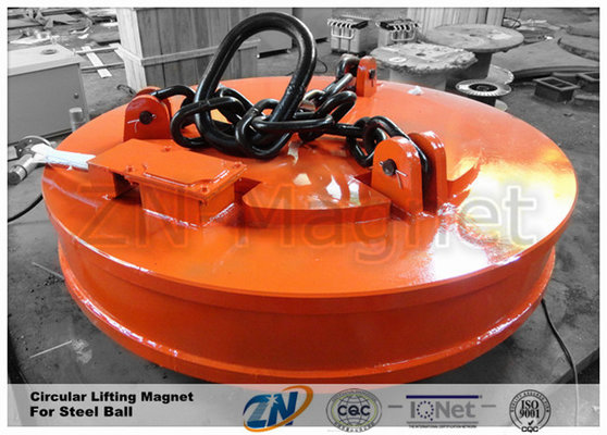 Complete set of 700 mm-dia Circular Lifting Electromagnet for Steel Ball