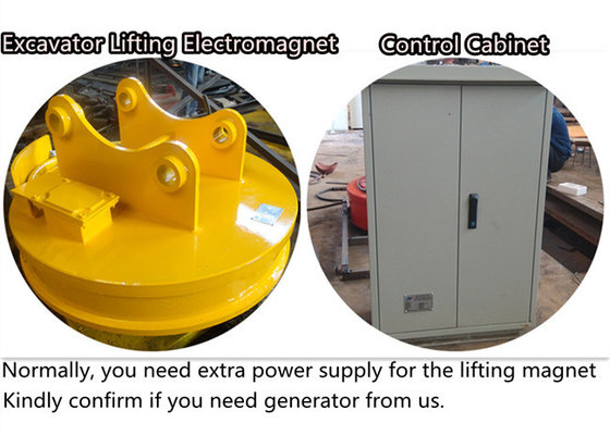 1500mm Diameter Circular Magnetic Lifter for Excavator Installation