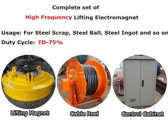 High Frequency Circular Lifting Electro Magnet for Steel Scrap/ Ingot/ Steel Ball Lifting