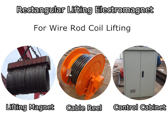 Rectangular Lifting Electromagnet for Wire Rod Coil