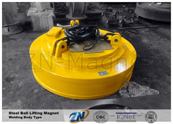 7500 kg Lifting Capacity Electro Magnetic Lifter for Steel Ball MW5-120L/1