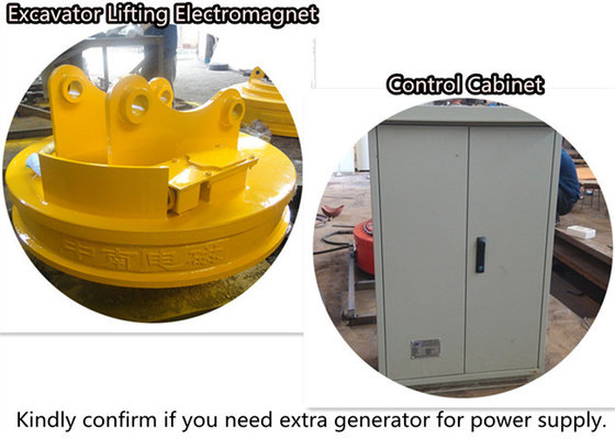Excavator Suiting Lifting Electro Magnet with 8500 kg lifting capacity EMW-130L