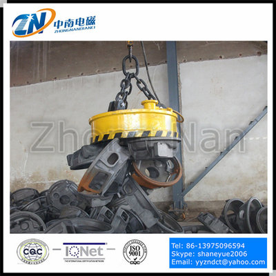 Circular Electromagnetic Lifter for Steel Scrap