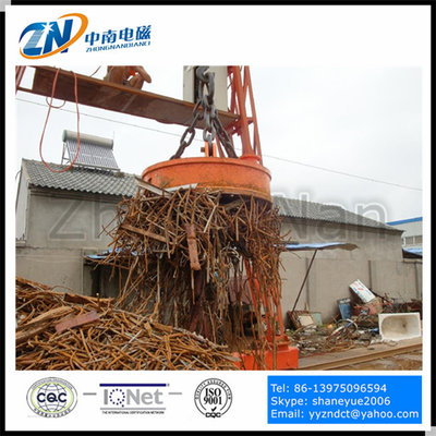 Circular Steel Scrap Lifting Magnet with 900 mm Diameter MW5-90L/1