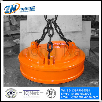top quality 1 ton crane magnet for lifting scrap manufacturer MW5-165L/1
