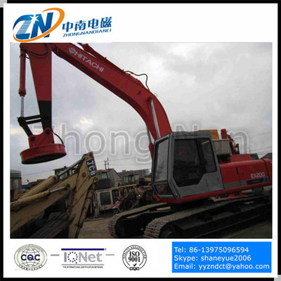 Lifting Electro Magnet for Steel Scrap suiting for Excavator EMW-120L/1