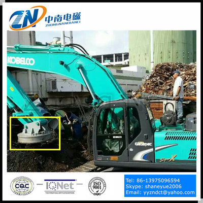 Lifting Electro Magnet for Steel Scrap suiting for Excavator EMW-120L/1