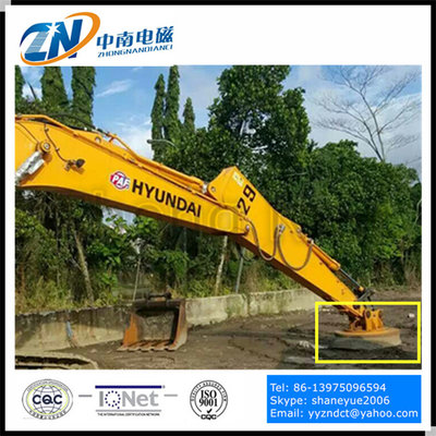 diameter 1650 mm lifting magnet for excavator installation EMW-165L/1