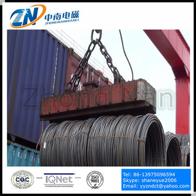Rectangular Electro Lifting magnet with Special Magnetic Pole for Wire Coil Rod MW19-30072L/1