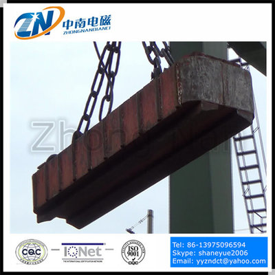 Rectangular Lifting Electromagnet with Special Magnetic Pole for Wire Coil Rod MW19-34072L/1