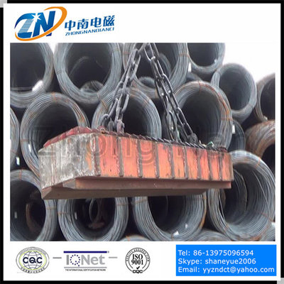 Rectangular Lifting Electromagnet with Special Magnetic Pole for Wire Coil Rod MW19-42072L/1