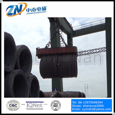 Rectangular Lifting Electro Magnet with Special Magnetic Pole for Wire Coil Rod MW19-63072L/1