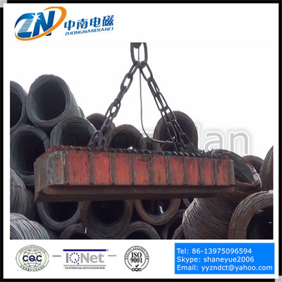 Rectangular Lifting Electro Magnet with Special Magnetic Pole for Wire Coil Rod MW19-70072L/1