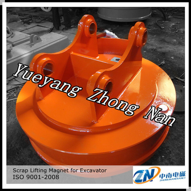 Excavator Magnet for High Temperature Steel Scraps EMW-165L
