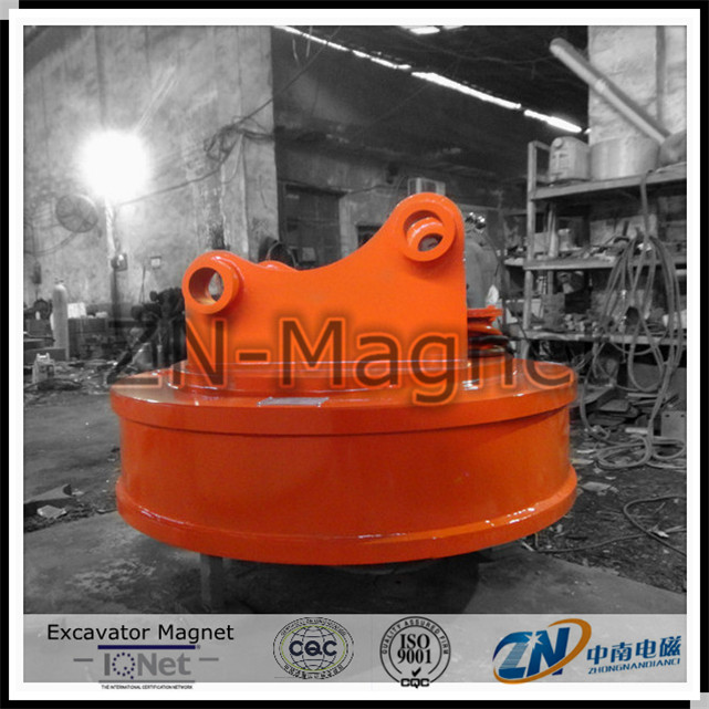 1300kg Capacity Scrap Electromagnet for Excavator Installation