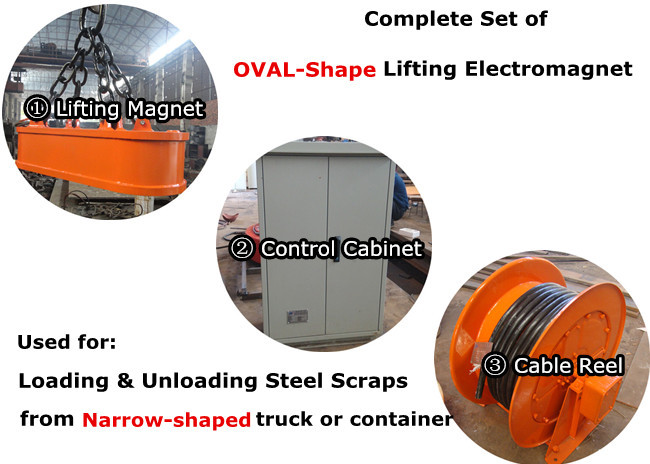 High Frequency Oval Lifting Magnet for Steel Casting Ingot