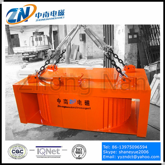Self-discharging Rectangular Electromagnetic Separator suiting for Conveyor Belt MC23-7045L