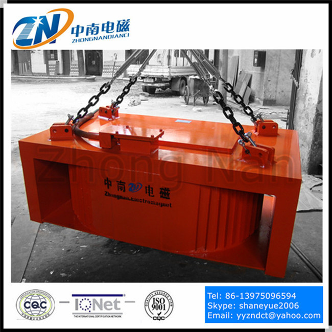 Hanging Self-discharging Rectangular Electromagnetic Separator for Conveyor Belt MC23-11075L